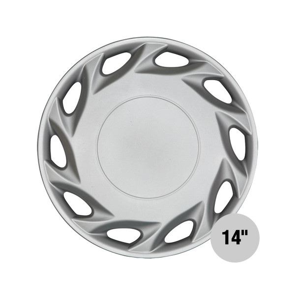 14\" Wheel Trim (silver) Set VELIS (4 trims bagged)
